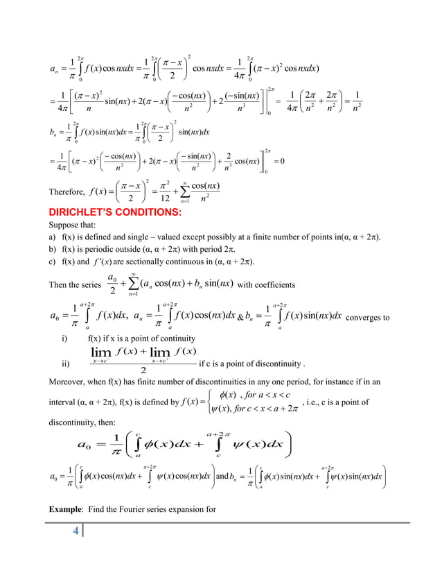 Math 1102-ch-3-lecture note Fourier Series.pdf | Physics | Science