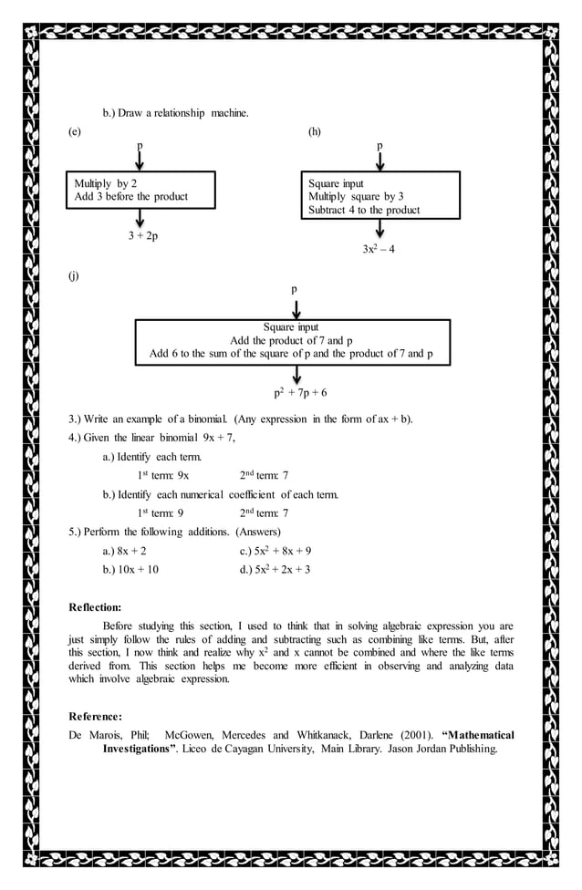 Math 116 pres. 1 | DOCX | Physics | Science