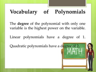 Algebraic Extensions of Order of Operations to Polynomials | PPT