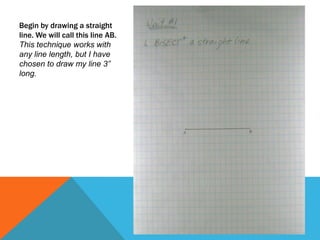 Math 1260 bisect a line | PPTX