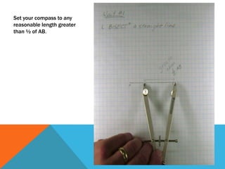 Math 1260 bisect a line | PPTX