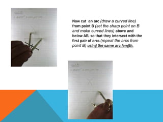 Math 1260 bisect a line | PPTX