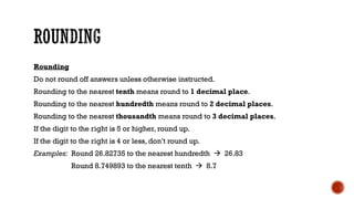 Math 1314 College Algebra Arithmetic Review | PPT