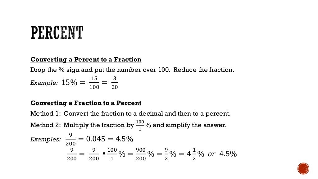 Math 1314 College Algebra Arithmetic Review