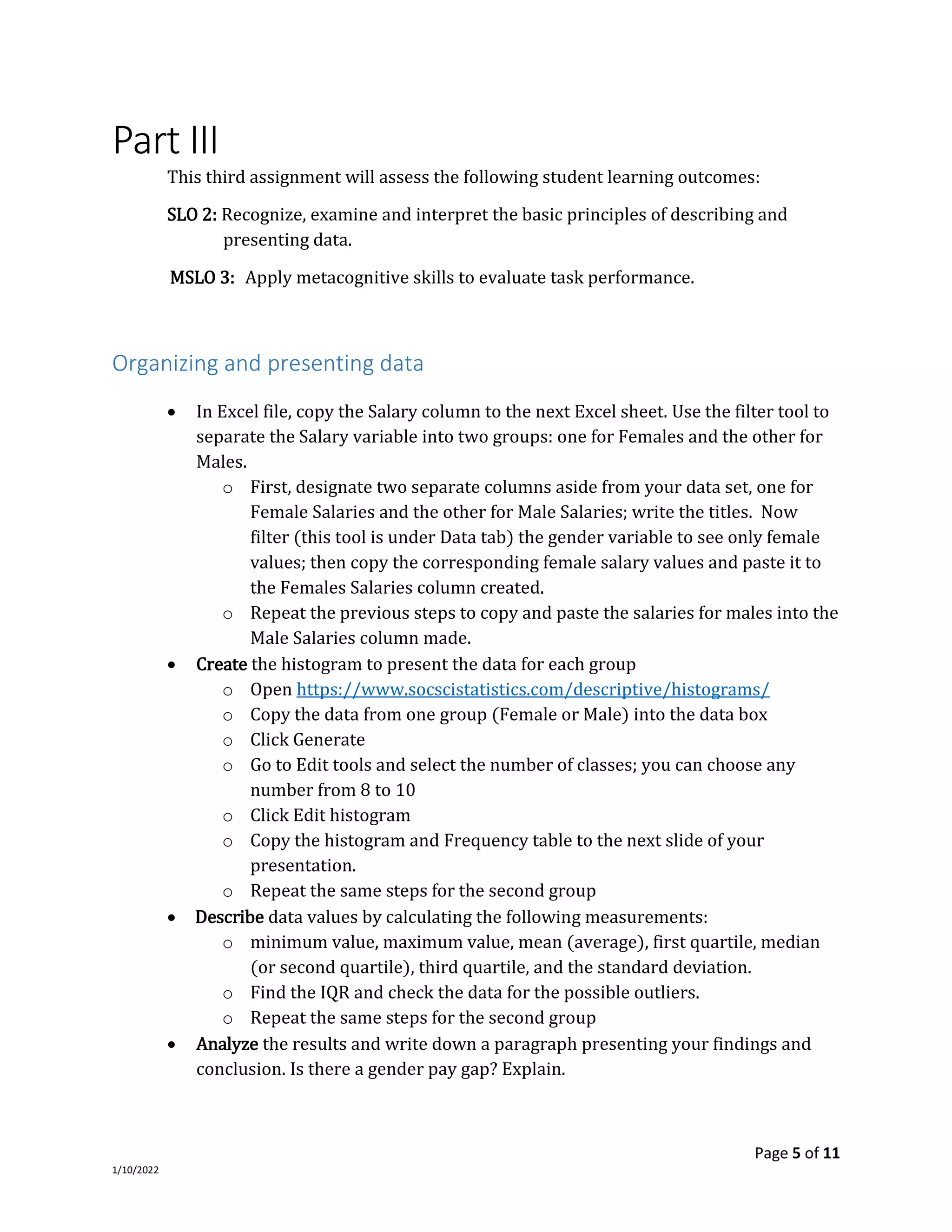 Math 1342 signature assignment spring 2022 | PDF