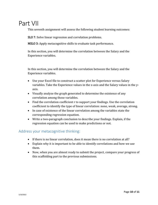 Math 1342 signature assignment spring 2022 | PDF