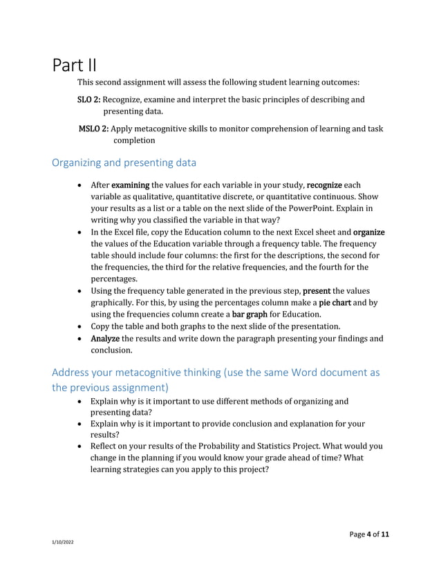 Math 1342 signature assignment spring 2022 | PDF
