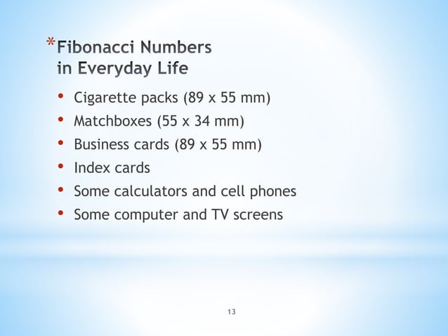 Math 140 fibonacci and golden ratio | PPTX