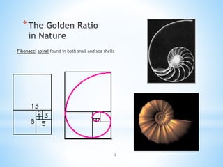 Math 140 fibonacci and golden ratio | PPTX