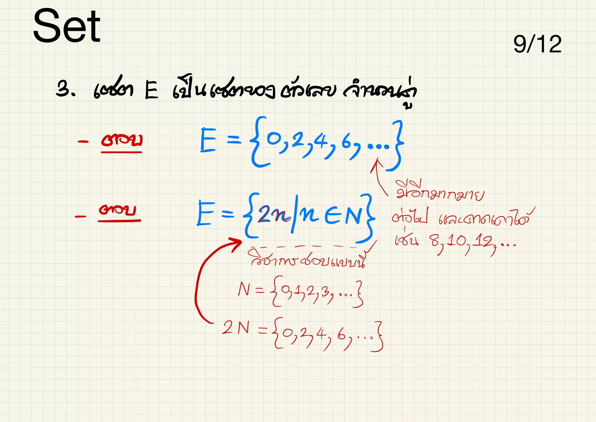 Math1 Calculus1 เซตSet (Basic) #1 | PPT
