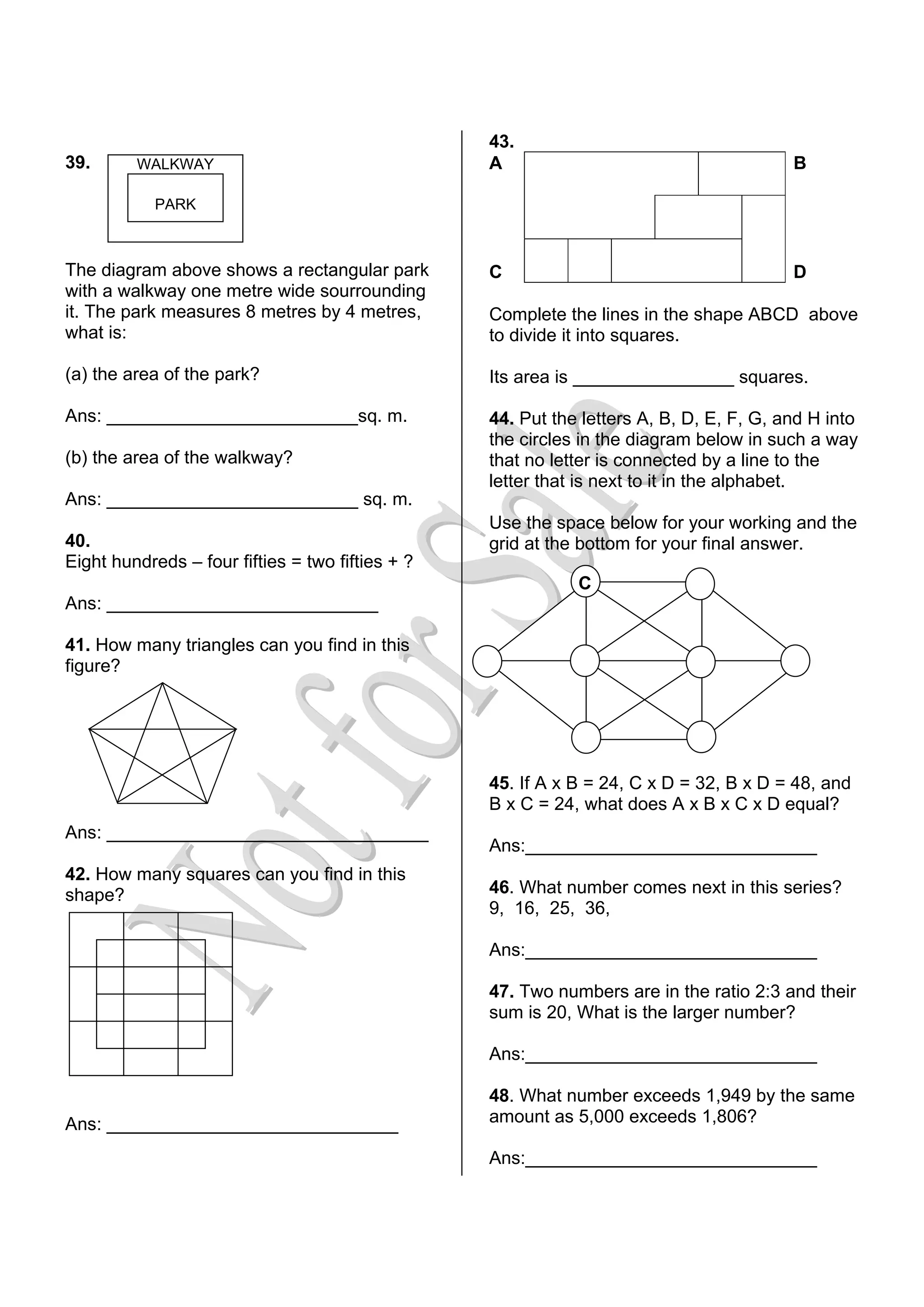 Math1 no restrictionLOYOLA JESUIT, ABUJA PAST QUESTIONS PAPERS maths PAPER 2 | PDF