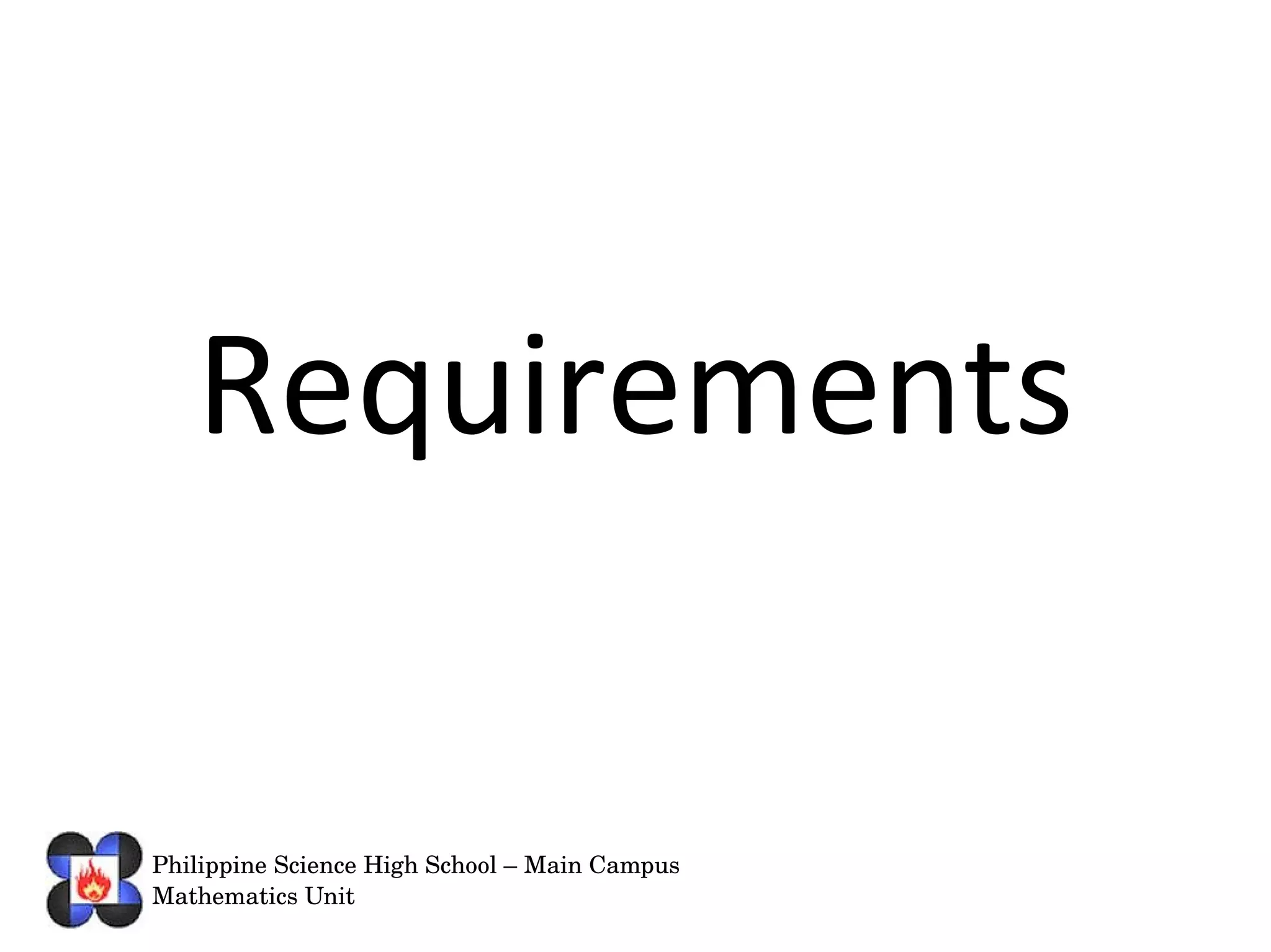 Math 1 Orientation Presentation | ODP