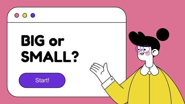 BIG and SMALL Activity | PPTX