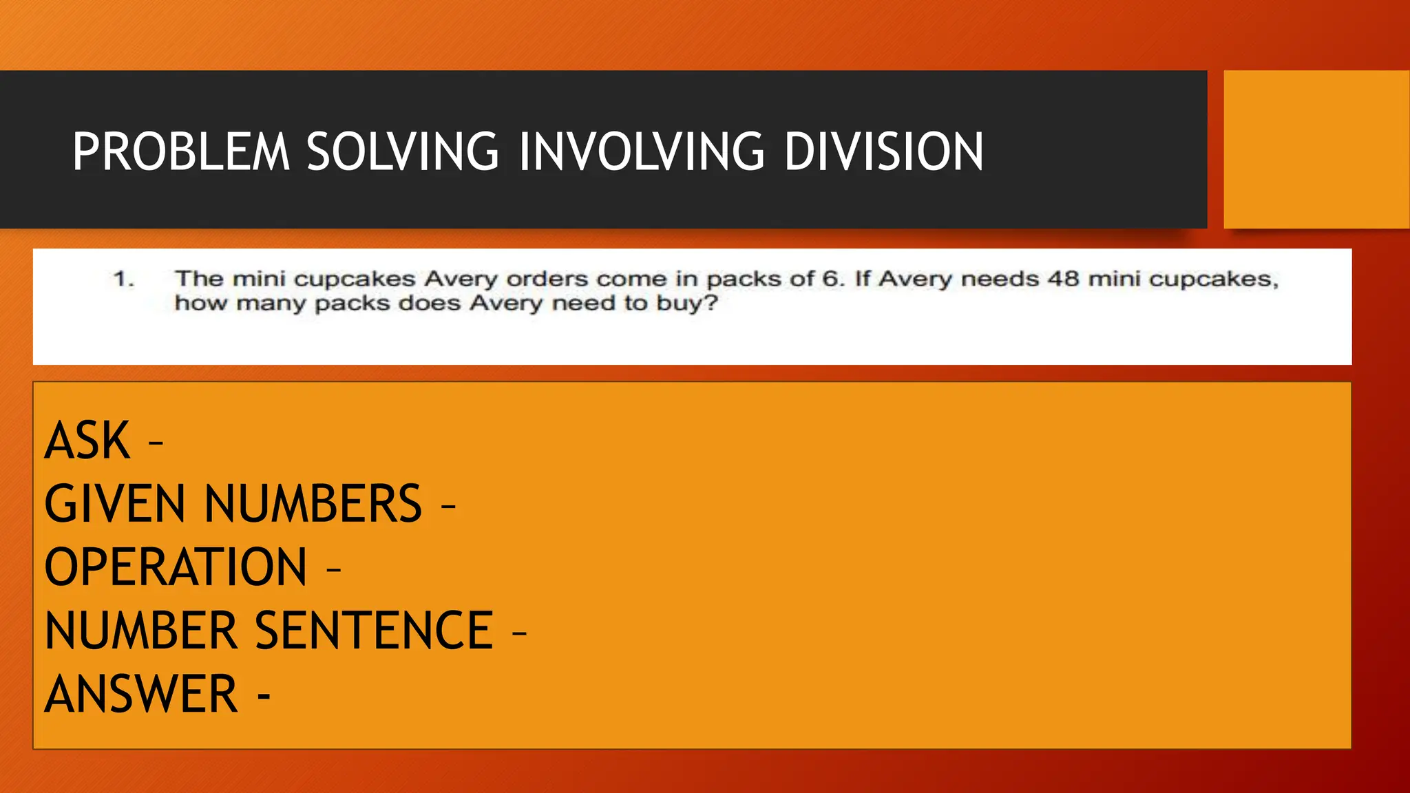 MATHEMATICS 2_ DIVISION_PROBLEM SOLVING PPT | PPT