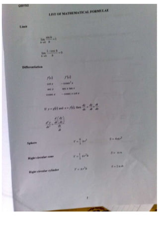 Math 2012 pspm 2 | PDF