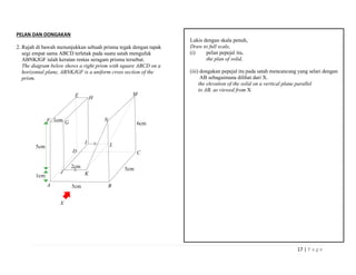 Soalan matematik SPM melibatkan tajuk tingatan 1-5 | PDF