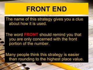 Math 206 frontend rounding | PPT