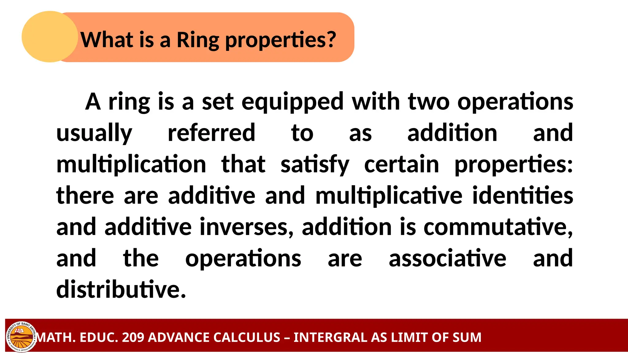 in the set z on integers mathematics 208.pptx