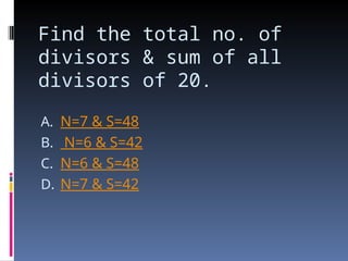 math 208 report fundamental theorem of arithmetic | PPT