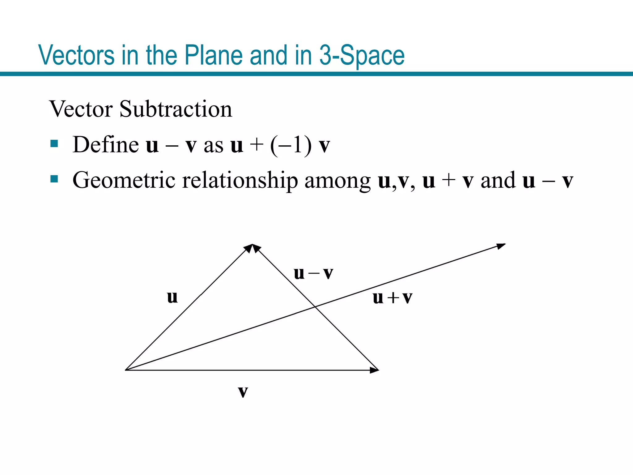 Chapter 4: Vector Spaces - Part 1/Slides By Pearson | PDF