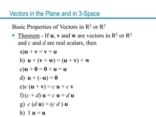 Chapter 4: Vector Spaces - Part 1/Slides By Pearson | PDF