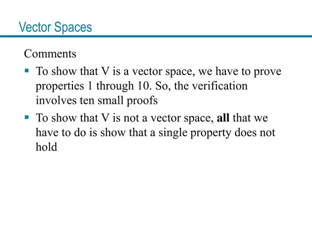 Chapter 4: Vector Spaces - Part 1/Slides By Pearson | PDF