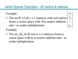 Chapter 4: Vector Spaces - Part 1/Slides By Pearson | PDF