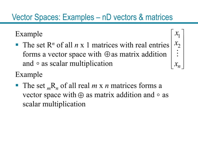 Chapter 4: Vector Spaces - Part 1/Slides By Pearson | PDF