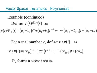 Chapter 4: Vector Spaces - Part 1/Slides By Pearson | PDF