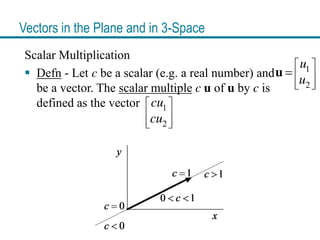 Chapter 4: Vector Spaces - Part 1/Slides By Pearson | PDF