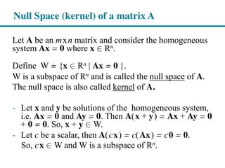 Chapter 4: Vector Spaces - Part 2/Slides By Pearson | PPT