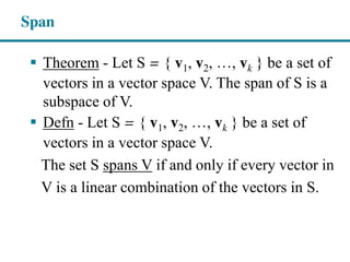 Chapter 4: Vector Spaces - Part 2/Slides By Pearson | PPT