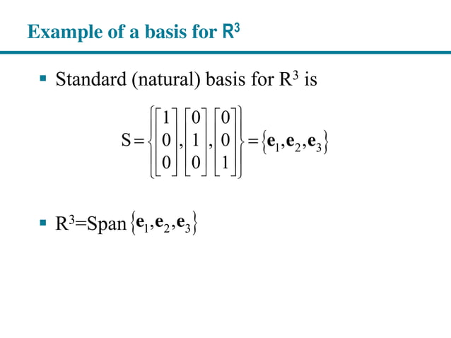 Chapter 4: Vector Spaces - Part 3/Slides By Pearson | PPT Chapter 4: Vector Spaces - Part 3/Slides By Pearson | PPT