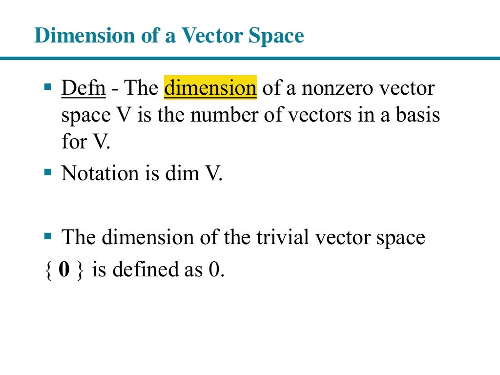 Chapter 4: Vector Spaces - Part 3/Slides By Pearson Chapter 4: Vector Spaces - Part 3/Slides By Pearson