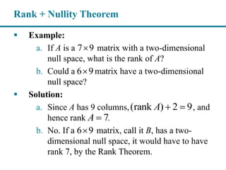 Chapter 4: Vector Spaces - Part 4/Slides By Pearson | PDF