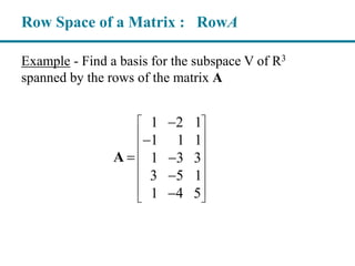 Chapter 4: Vector Spaces - Part 4/Slides By Pearson | PDF