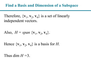 Chapter 4: Vector Spaces - Part 4/Slides By Pearson | PDF