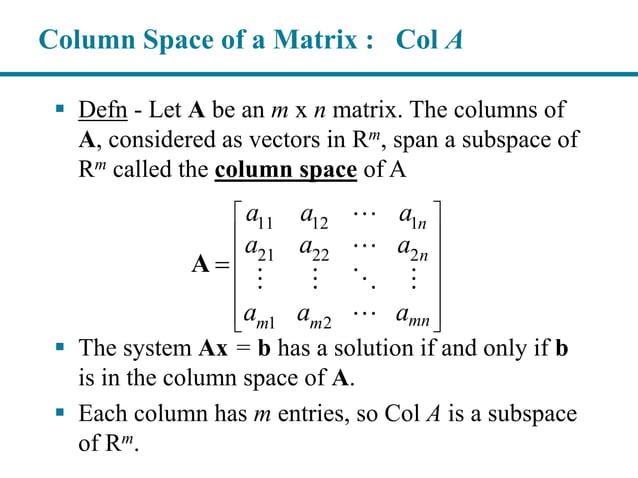 Chapter 4: Vector Spaces - Part 4/Slides By Pearson | PDF