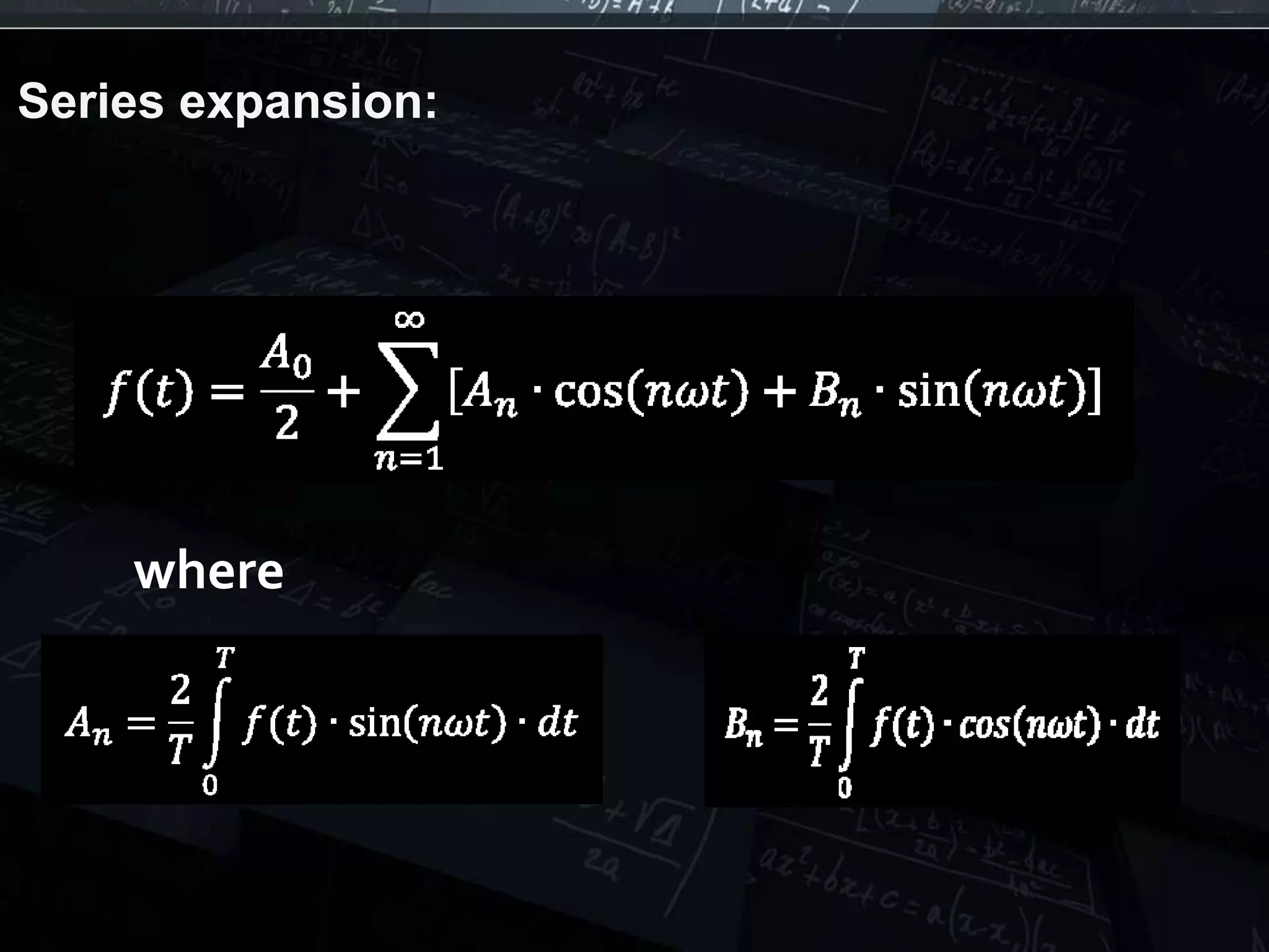 fourier series | PPTX
