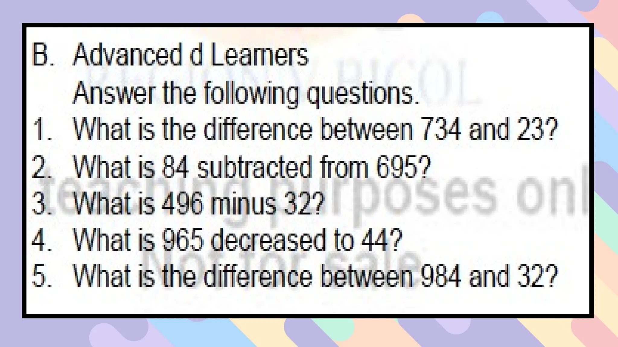 Visualizing, representing and Subtracting 2 to 3 – Digit Numbers with ...