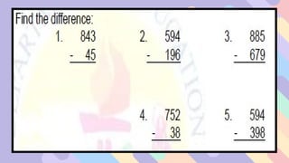Visualizing, representing and Subtracting 2 to 3 – Digit Numbers with ...
