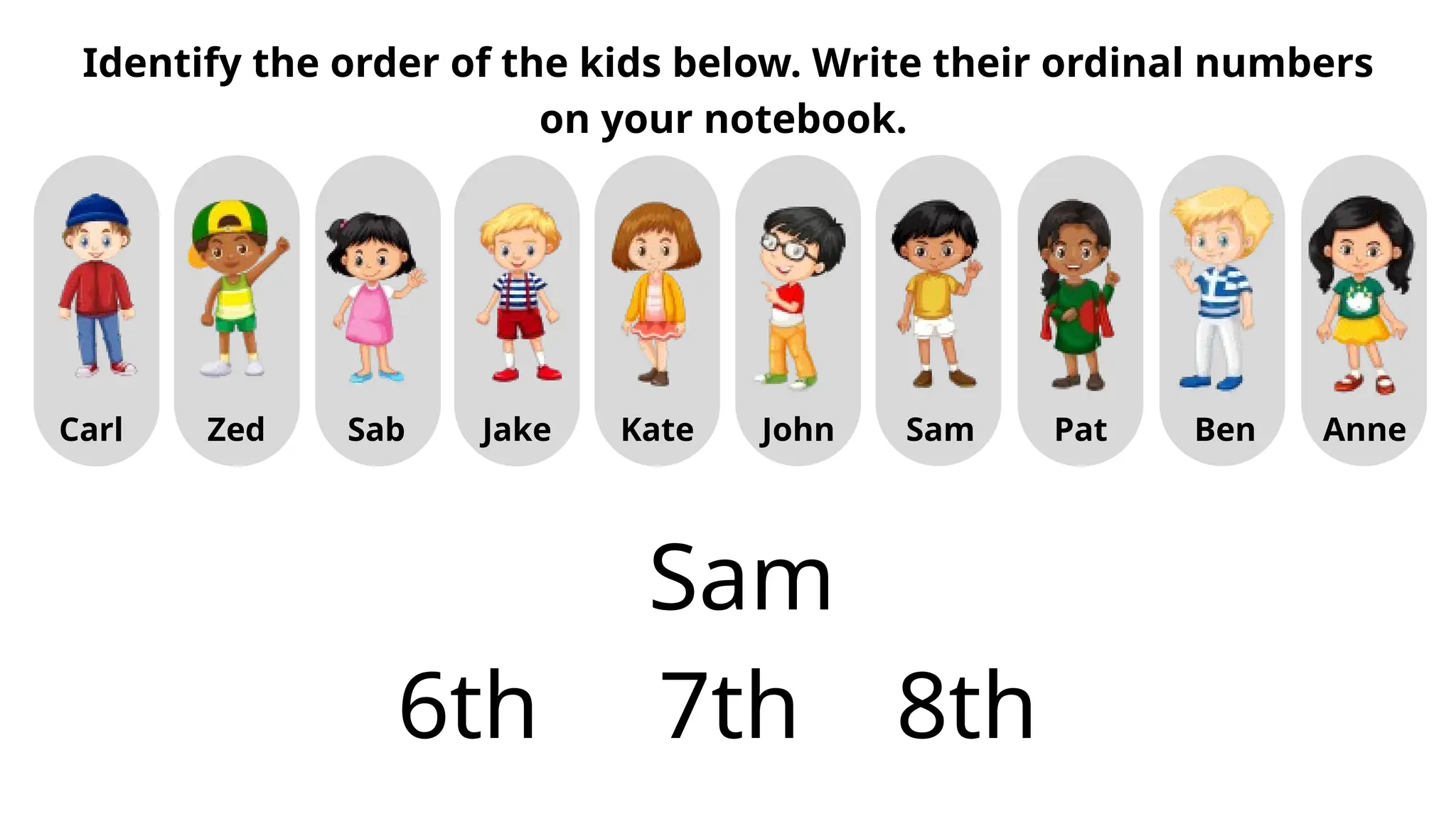 MATH GRADE 2- ORDINAL NUMBER 1ST TO 20TH | PPTX
