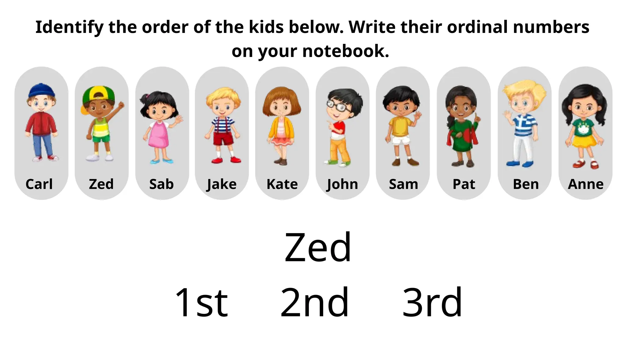 MATH GRADE 2- ORDINAL NUMBER 1ST TO 20TH | PPTX