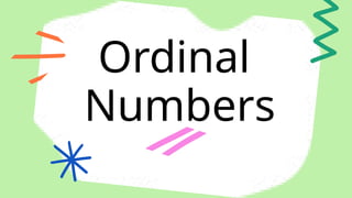 MATH GRADE 2- ORDINAL NUMBER 1ST TO 20TH | PPTX