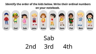 MATH GRADE 2- ORDINAL NUMBER 1ST TO 20TH | PPTX