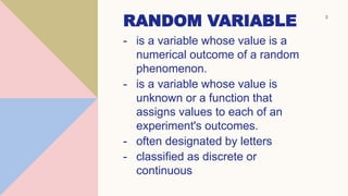 Random Variable | PPTX