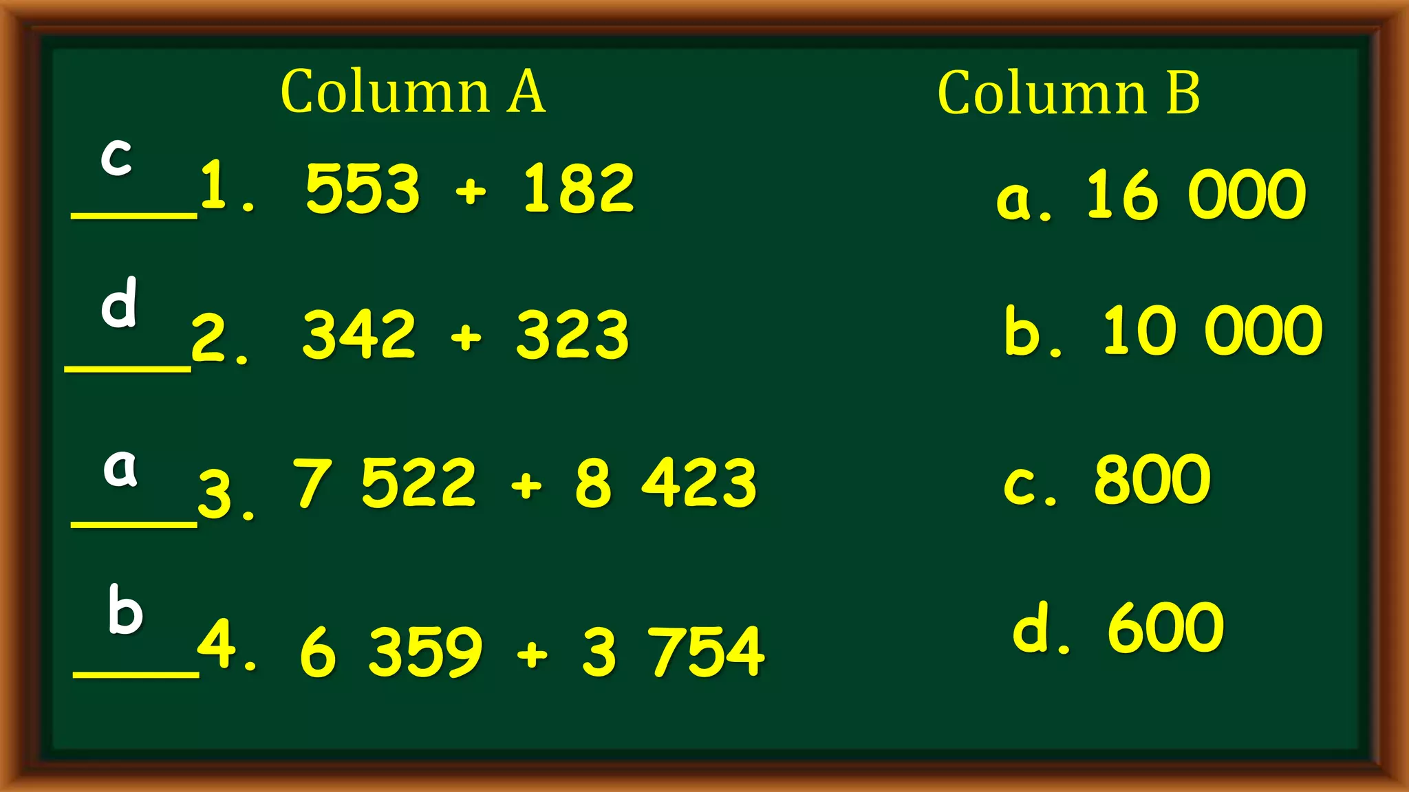 Estimating Sums (Math 3) | PPTX