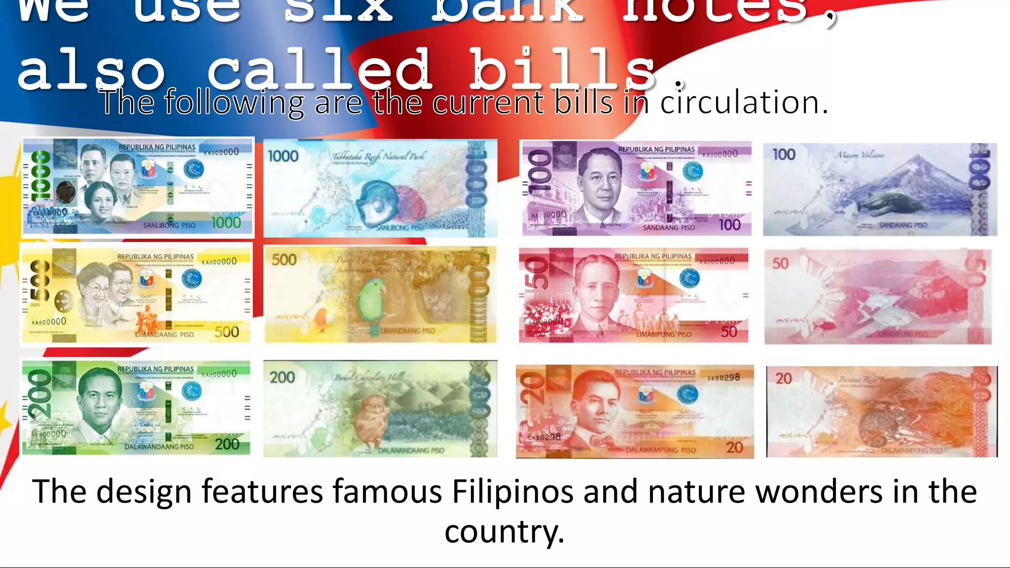 Philippine Money - Bills and Coins (Math 3) | PPTX