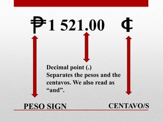 Math 3 Philippine Money | PPTX | Currencies | Economy
