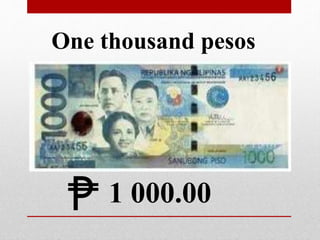 Math 3 Philippine Money | PPTX